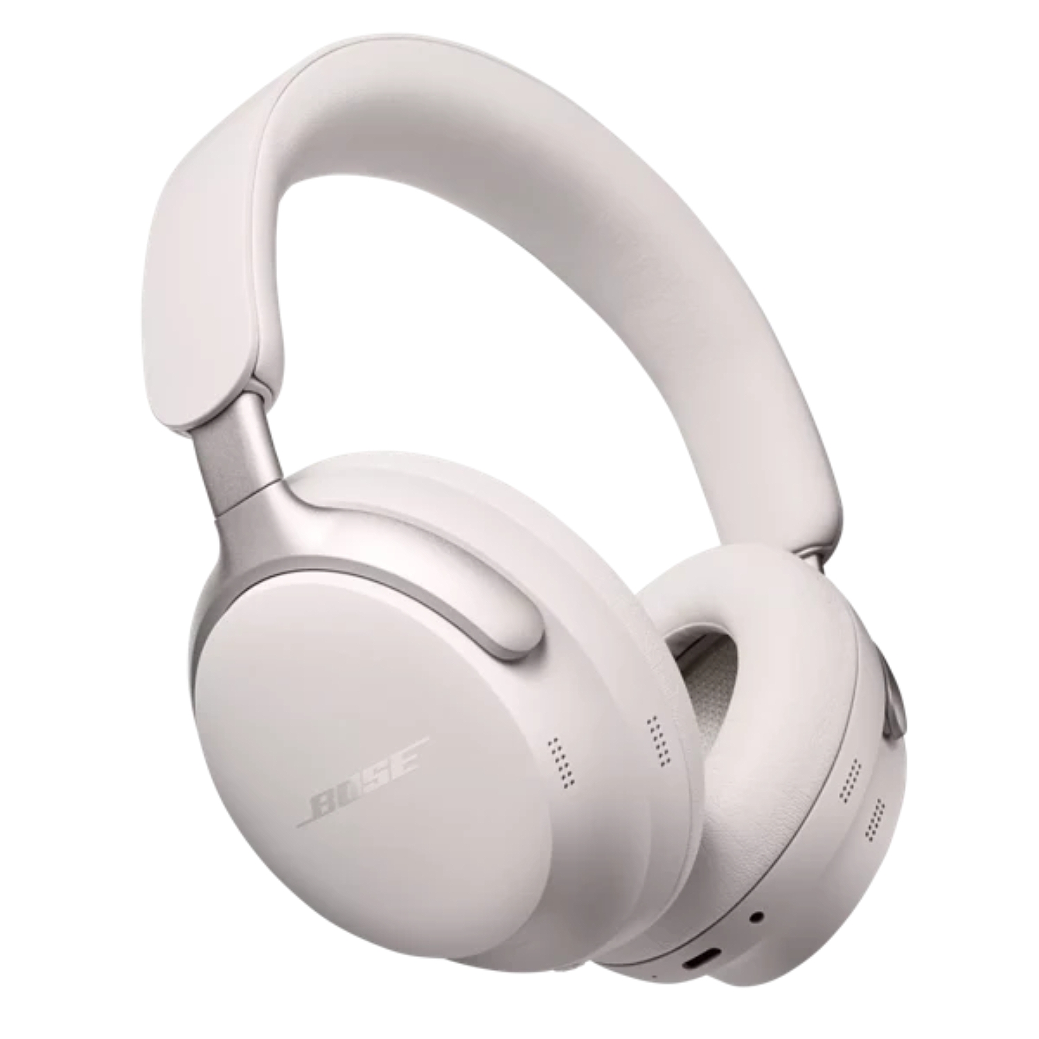 Bose QuietComfort Ultra wireless over-ear headphones in white. - 1PC.co.il
