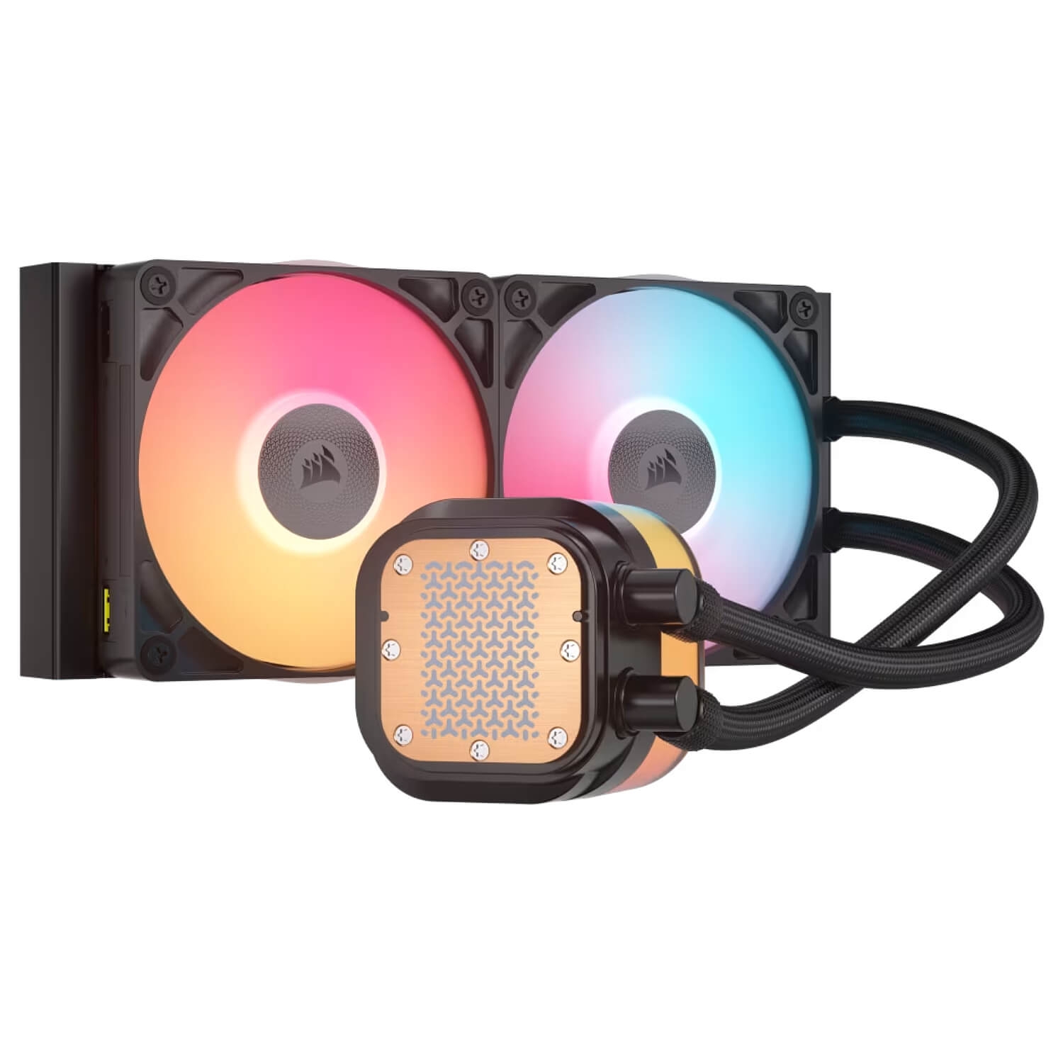 Corsair iCUE LINK TITAN 240 RX LCD AIO liquid cooling for CPU. - 1PC.co.il