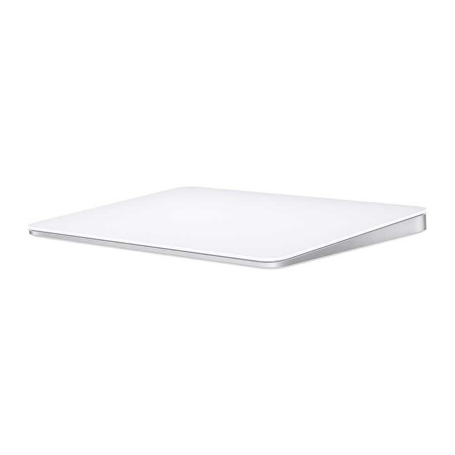 Apple Magic Trackpad in white with USB-C touch surface. - 1PC.co.il