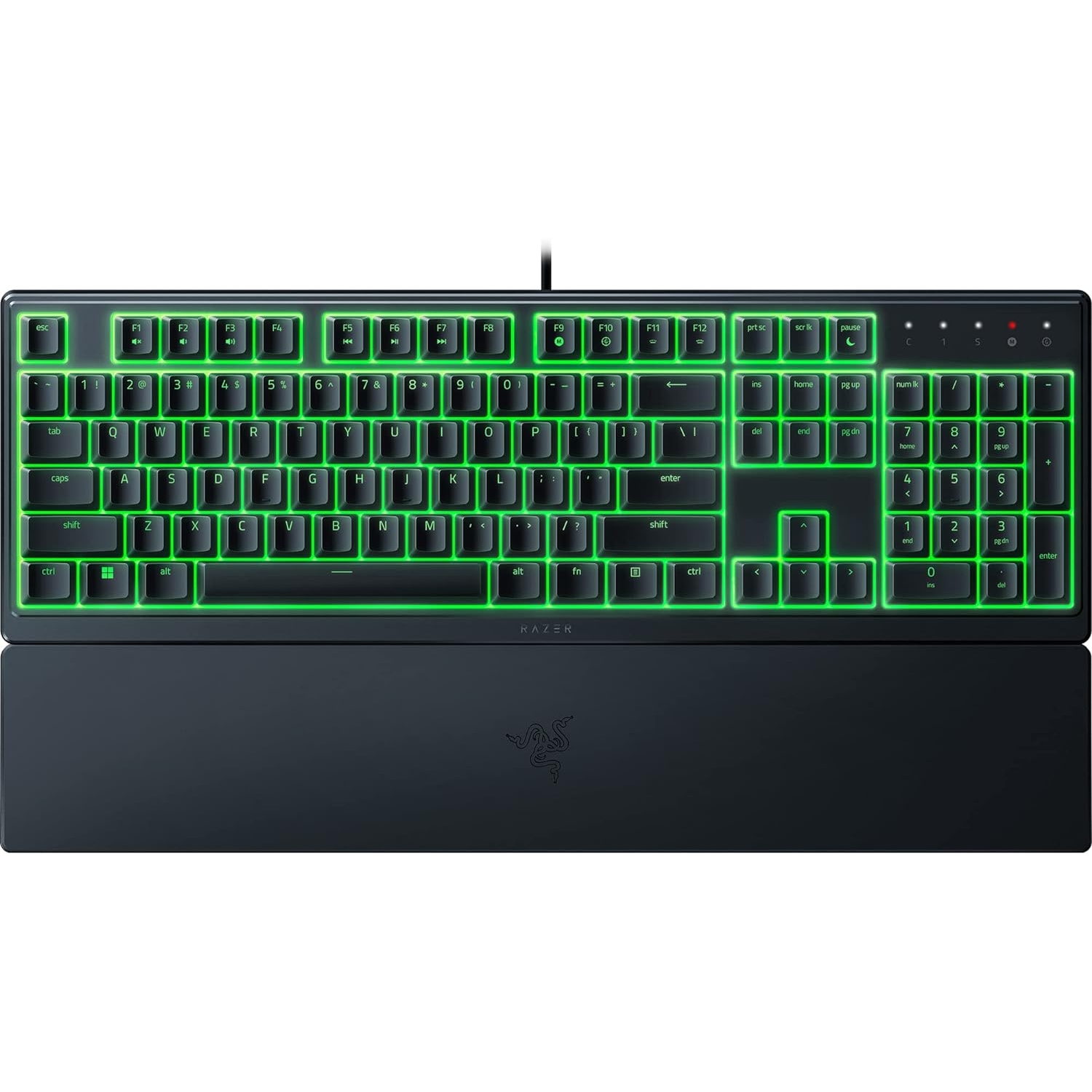 Полумеханическая клавиатура Razer Ornata V3 X черного цвета. - 1PC.co.il