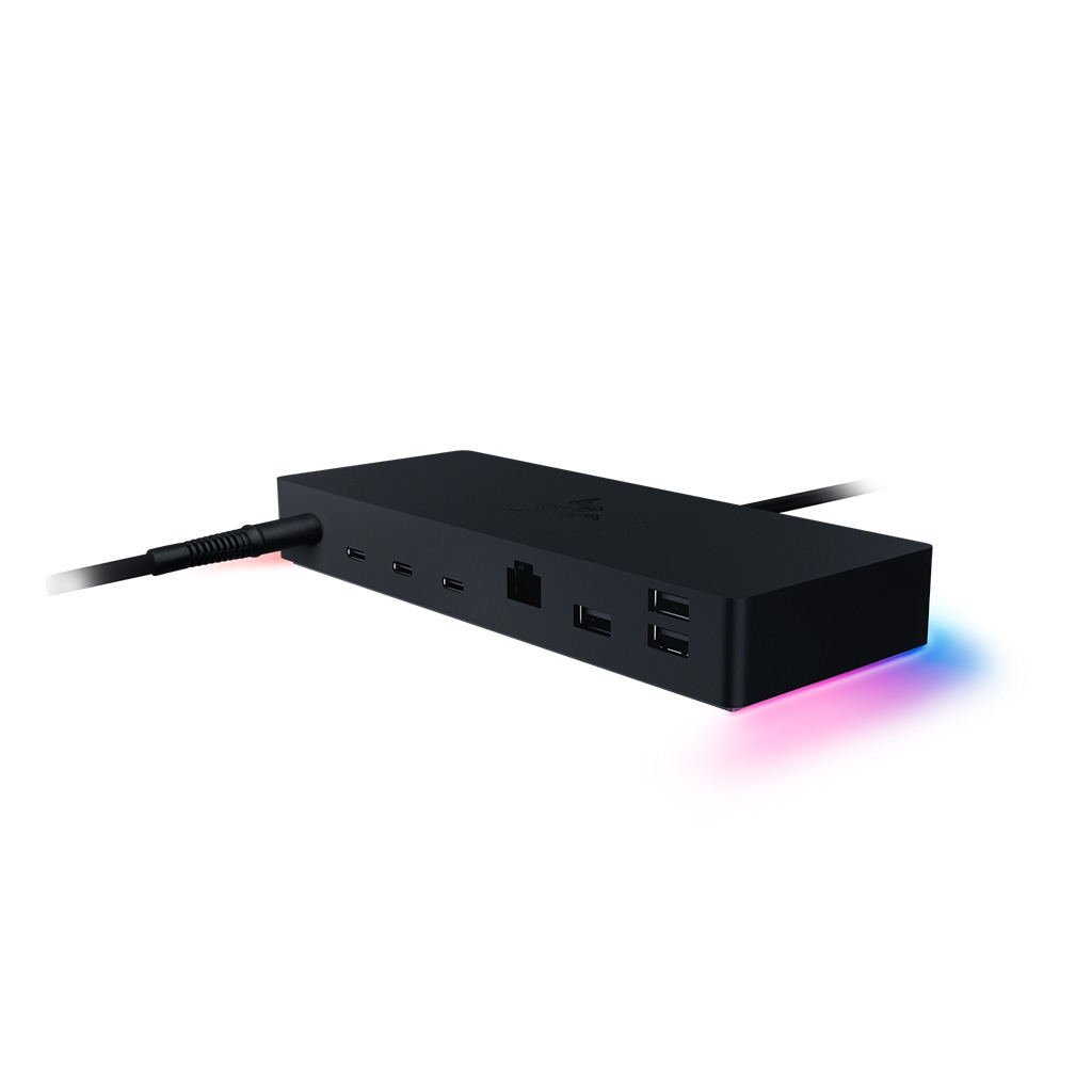 Razer Thunderbolt™ 4 Dock Chroma docking station in black. - 1PC.co.il