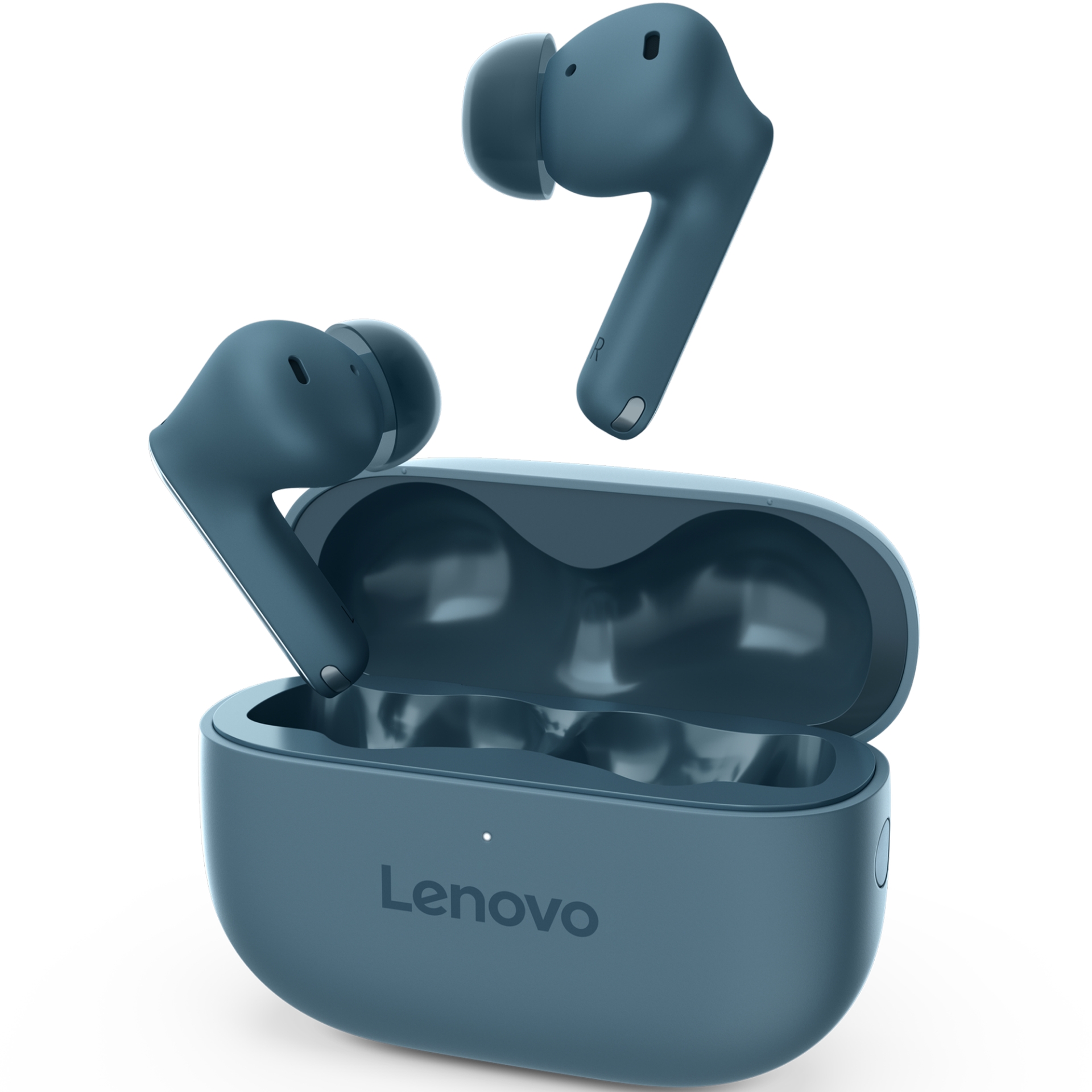Lenovo YOGA True Wireless Stereo Earbuds in Tidal Teal color. - 1PC.co.il