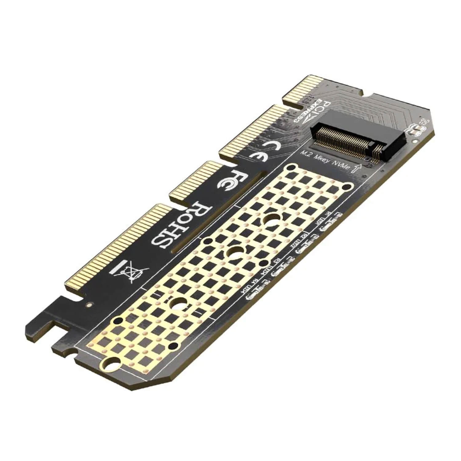 Acasis NVMe M.2 32Gbps Adapter Card for PCIe X16/X8/X4 with Heat Sink ...