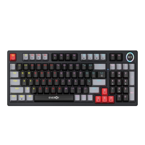 Wired gaming keyboard EG210 Energy in black color. - 1PC.co.il