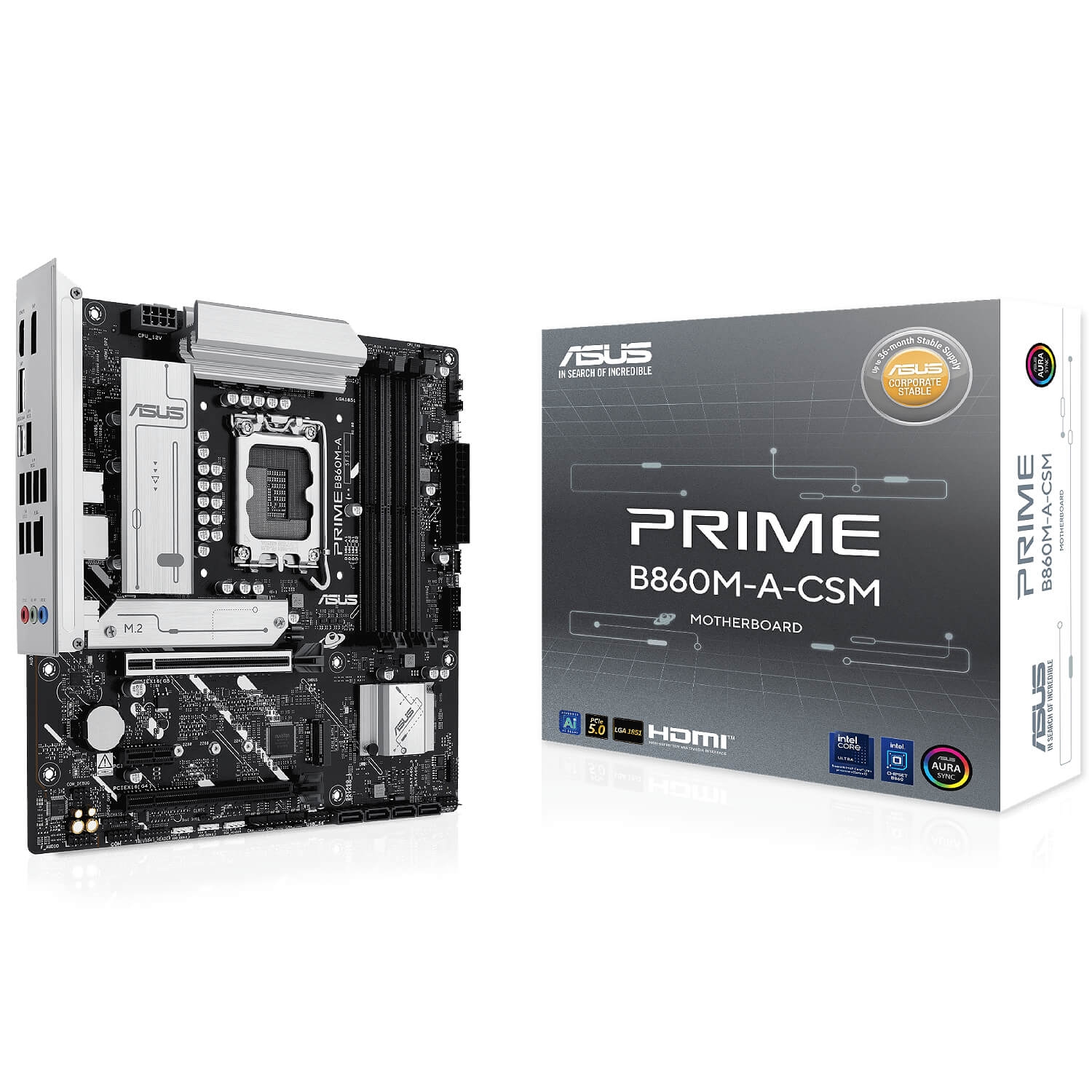 ASUS PRIME B860M-A-CSM Motherboard. - 1PC.co.il