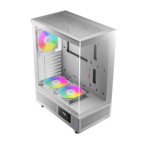 GAMDIAS ATLAS E1 WHITE computer case. - 1PC.co.il