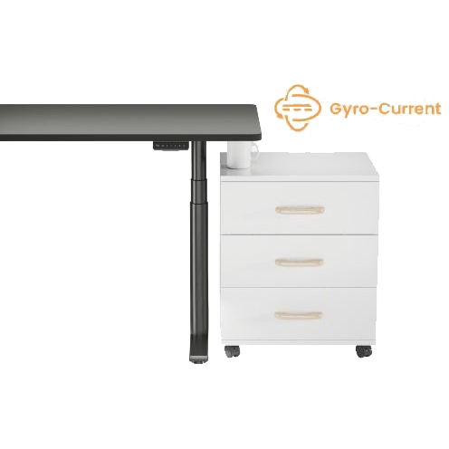 Electric adjustable desk frame model M10-23DE by Brateck - black color ...