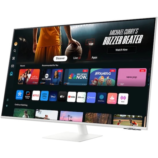 Smart computer monitor "Samsung S43DM703UM UHD LED VA 42.5 - White ...