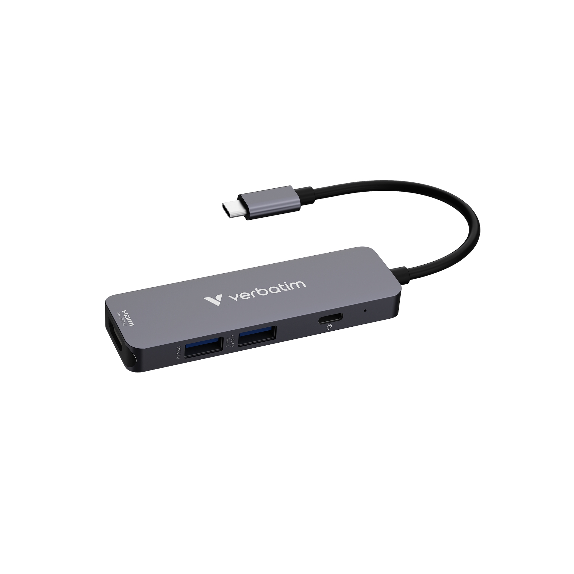 Verbatim 4-Port Universal USB-C Essentials Hub - 1PC.co.il