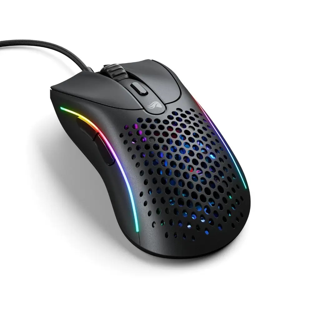 Glorious Model D 2 Wired Gaming Mouse in Antrasit color. - 1PC.co.il