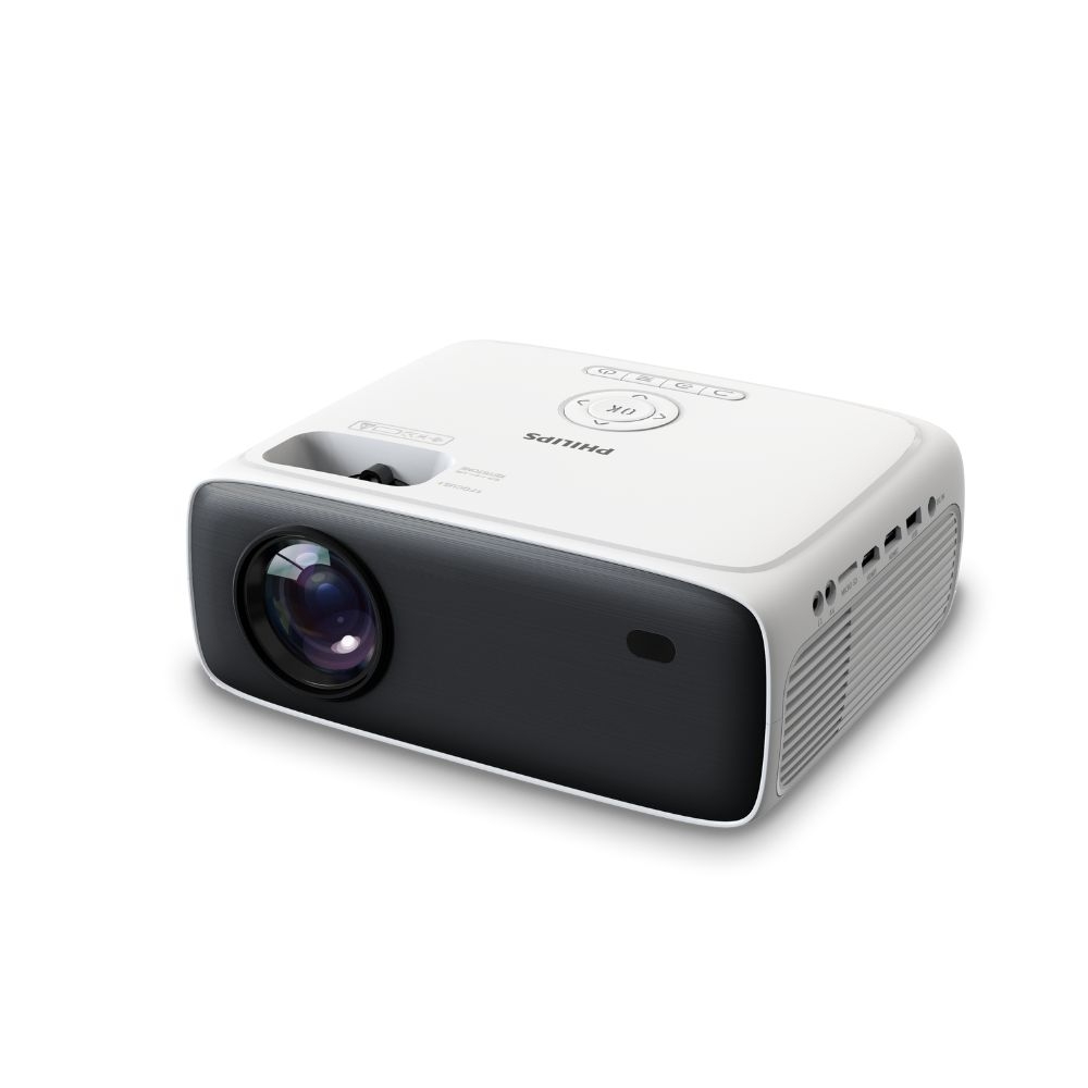 Philips NeoPix 200 Home Projector Full HD 1080p in cream color. - 1PC.co.il