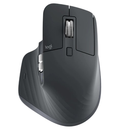 Logitech MX Master 3S wireless mouse in Graphite color. - 1PC.co.il