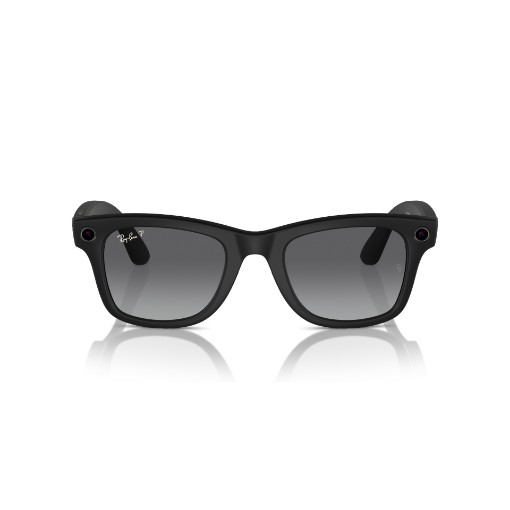 Ray-Ban Meta Wayfarer smart sunglasses model RW4006 in matte black with ...