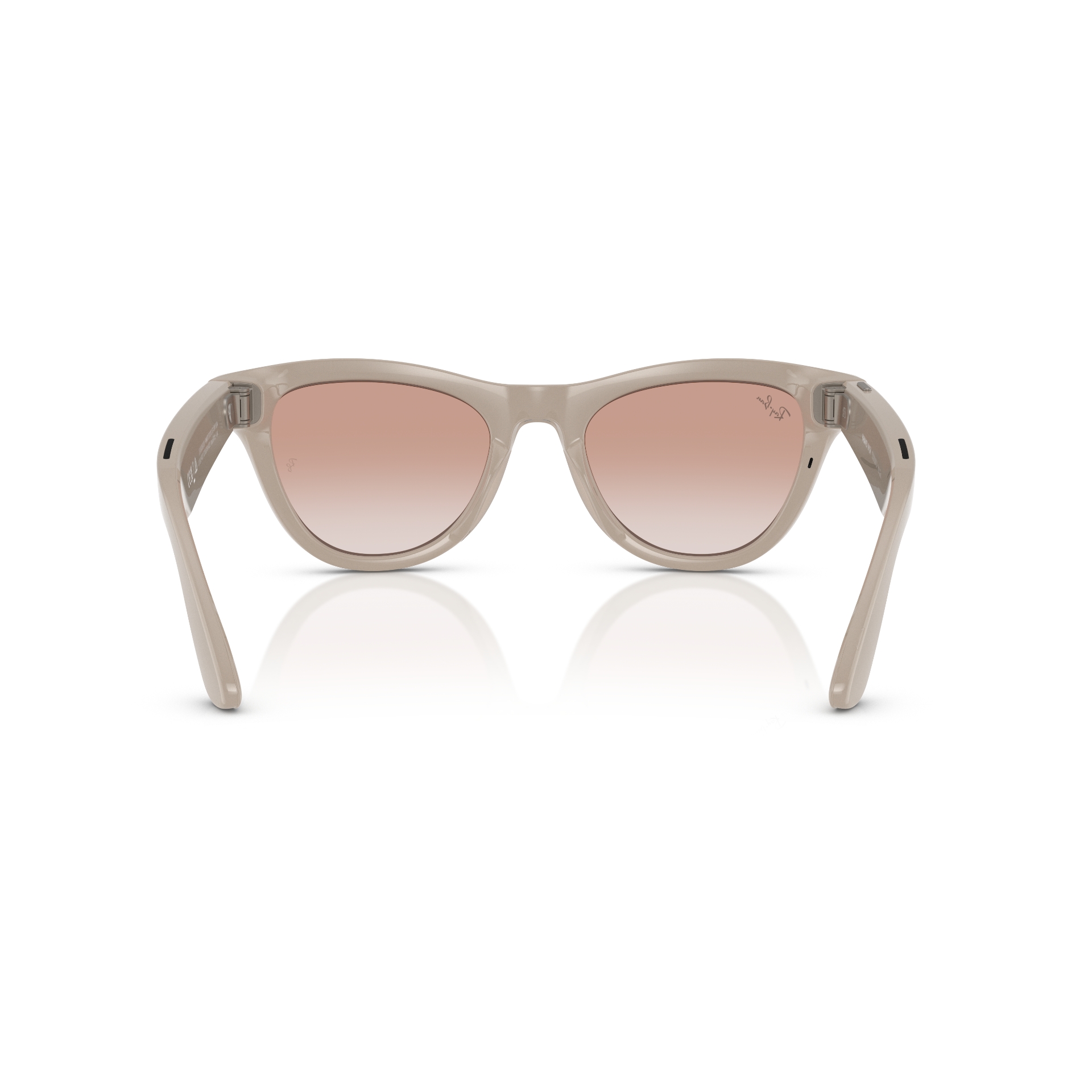 Ray-Ban Meta Skyler smart sunglasses model RW4010 in glossy chalk gray ...