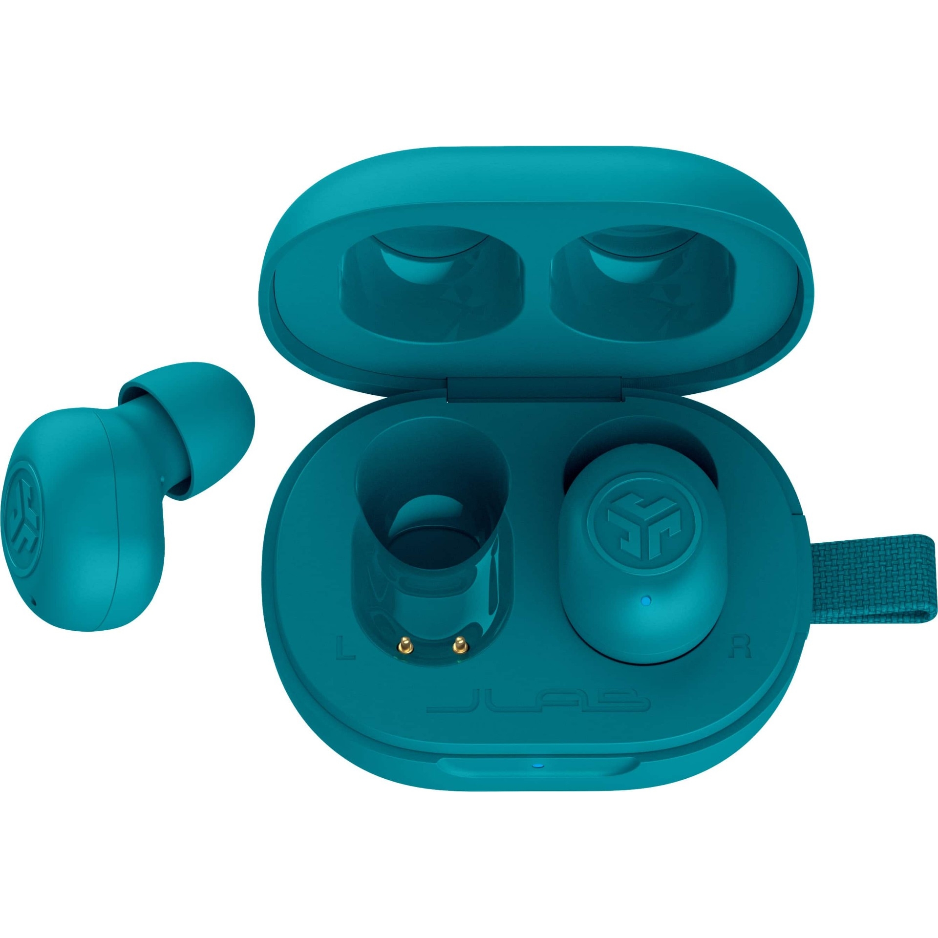 JLAB JBUDS MINI TWS wireless headphones in light blue. - 1PC.co.il
