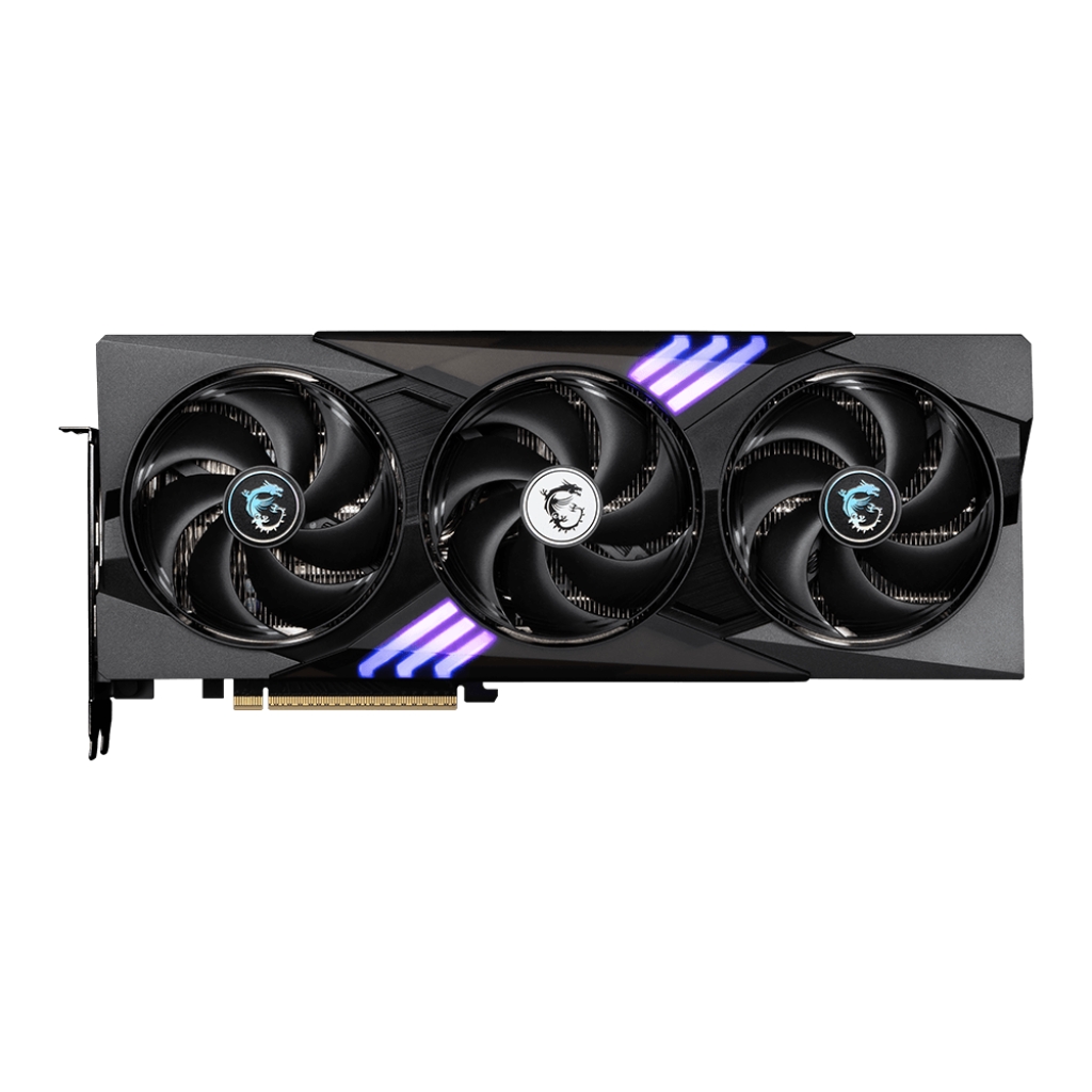 MSI RTX 5070 12G TRIO OC graphics card in black + RGB. - 1PC.co.il