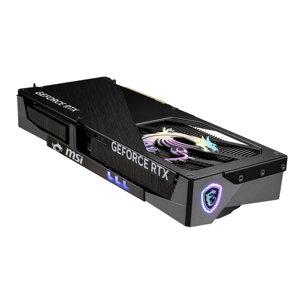MSI RTX 5070 12G TRIO OC graphics card in black + RGB. - 1PC.co.il