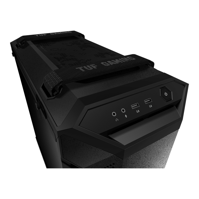 ASUS TUF Gaming GT501 gaming computer case in black. - 1PC.co.il