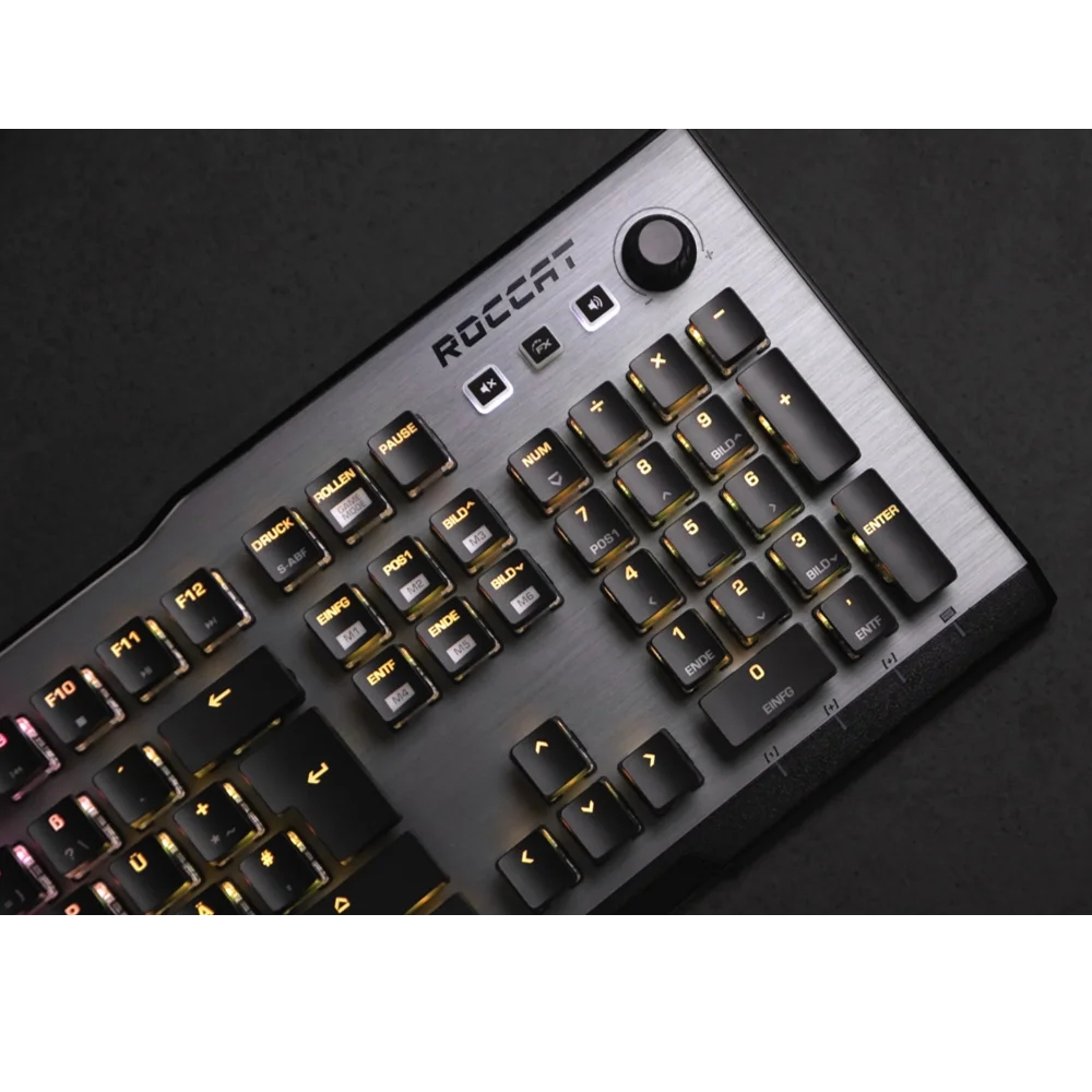 ROCCAT VULCAN 120 RGB mechanical keyboard in black. - 1PC.co.il