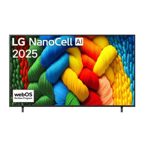 LG NANO CELL 55" Smart TV in 4K resolution Model: 55NANO80A6A. - 1PC.co.il
