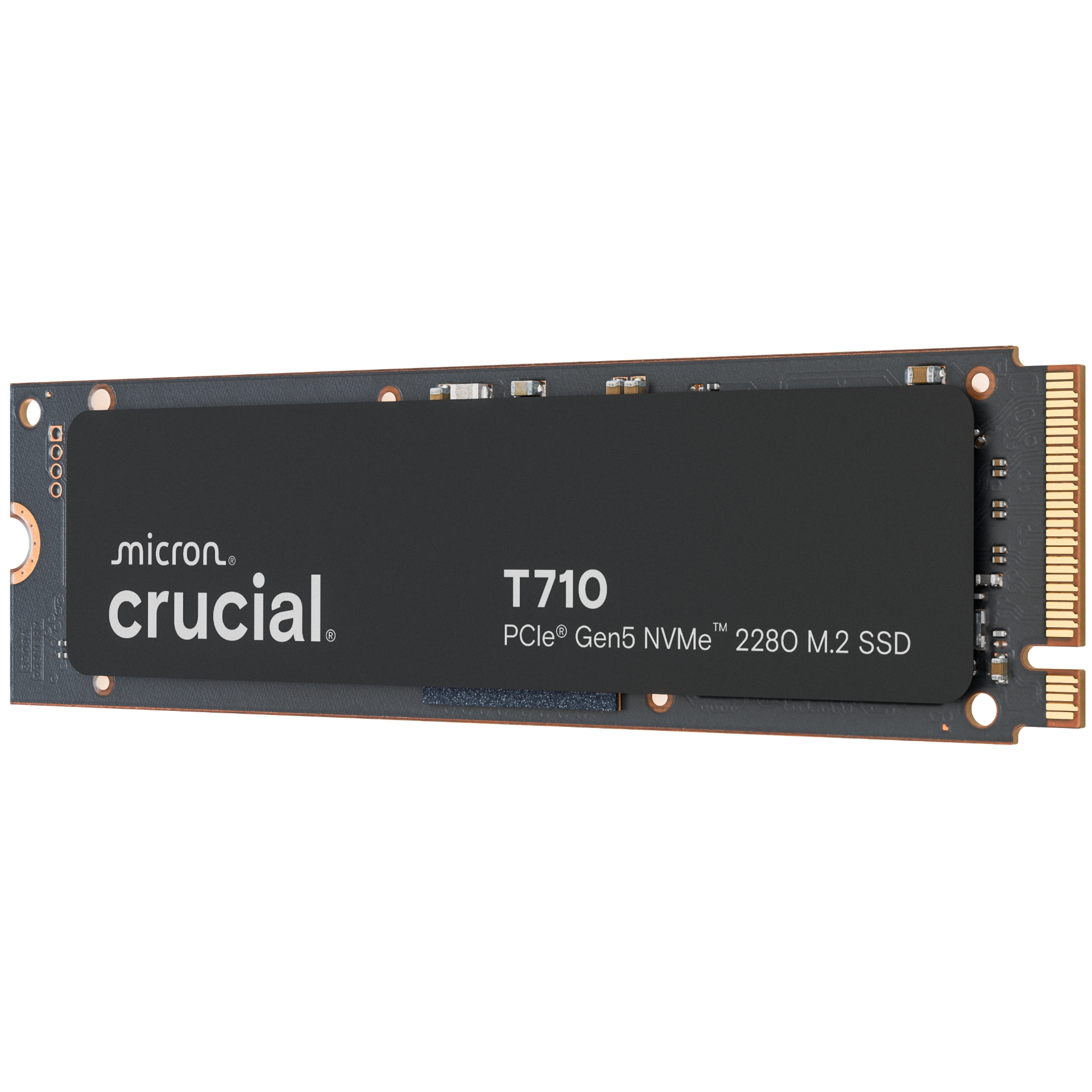 Crucial T710 4TB NVMe M.2 PCIe Gen5 SSD Drive in black CT4000T710SSD8 ...