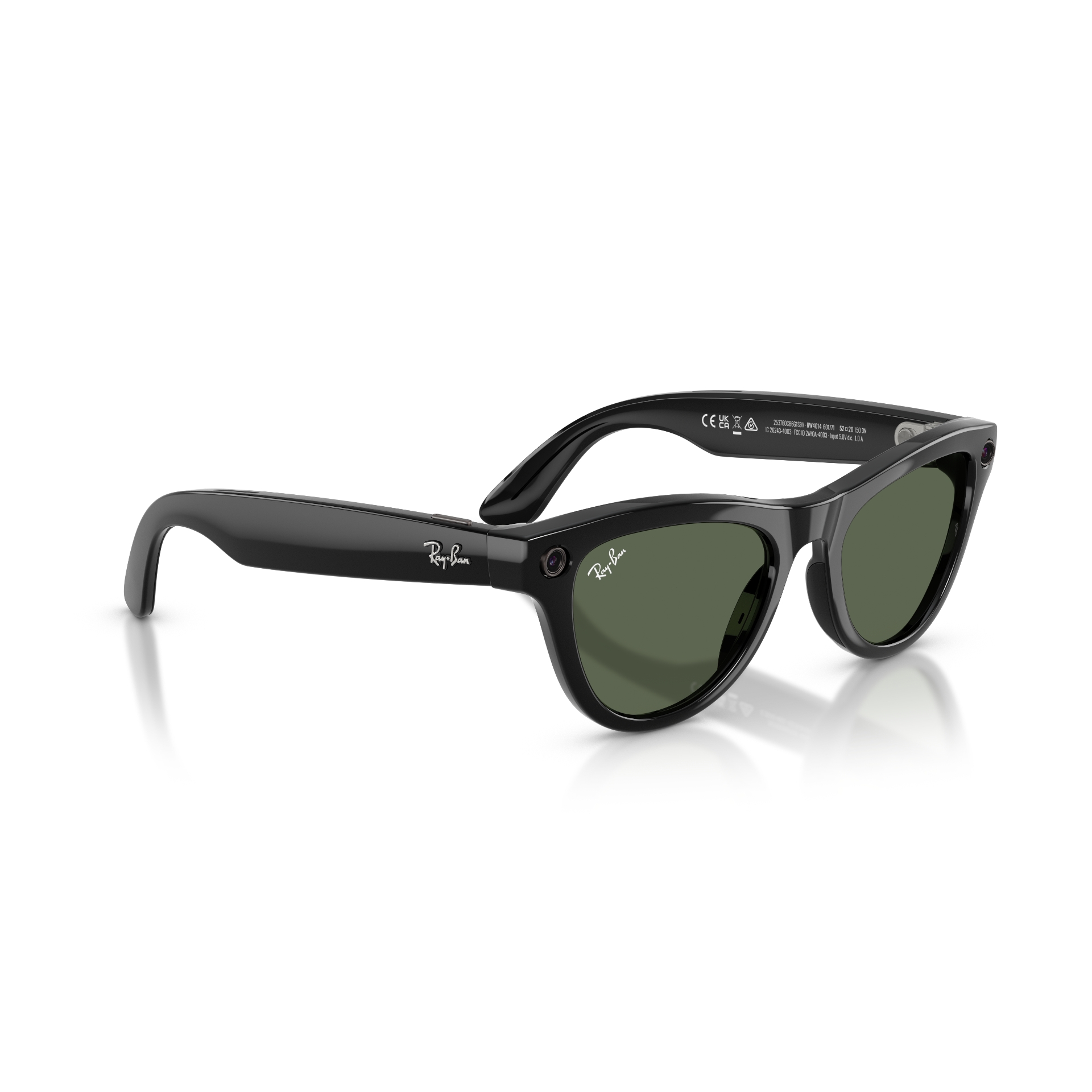 Ray-Ban Meta Skyler Gen 2 RW4014 smart sunglasses with classic green G ...