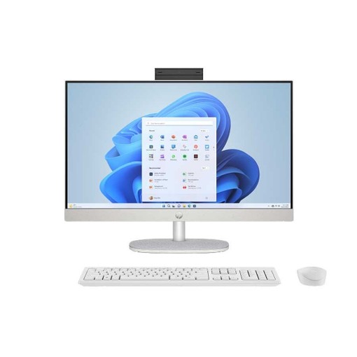 HP All-in-One 24-cr2008nj desktop computer in white color C93G4EA ...