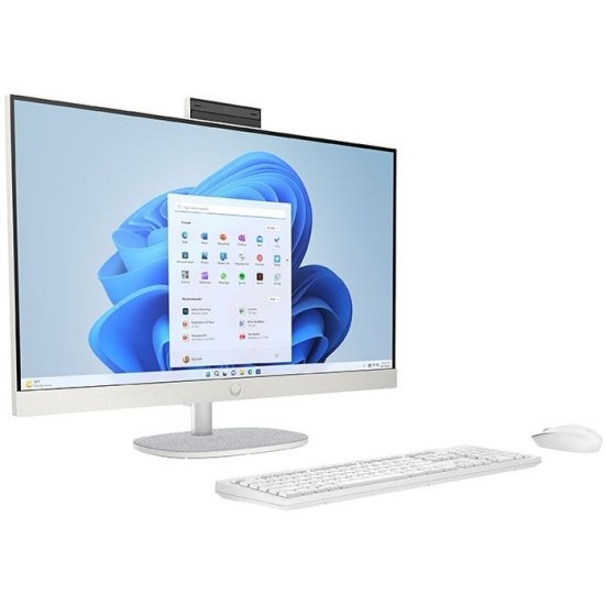HP All-in-One 24-cr2008nj desktop computer in white color C93G4EA ...